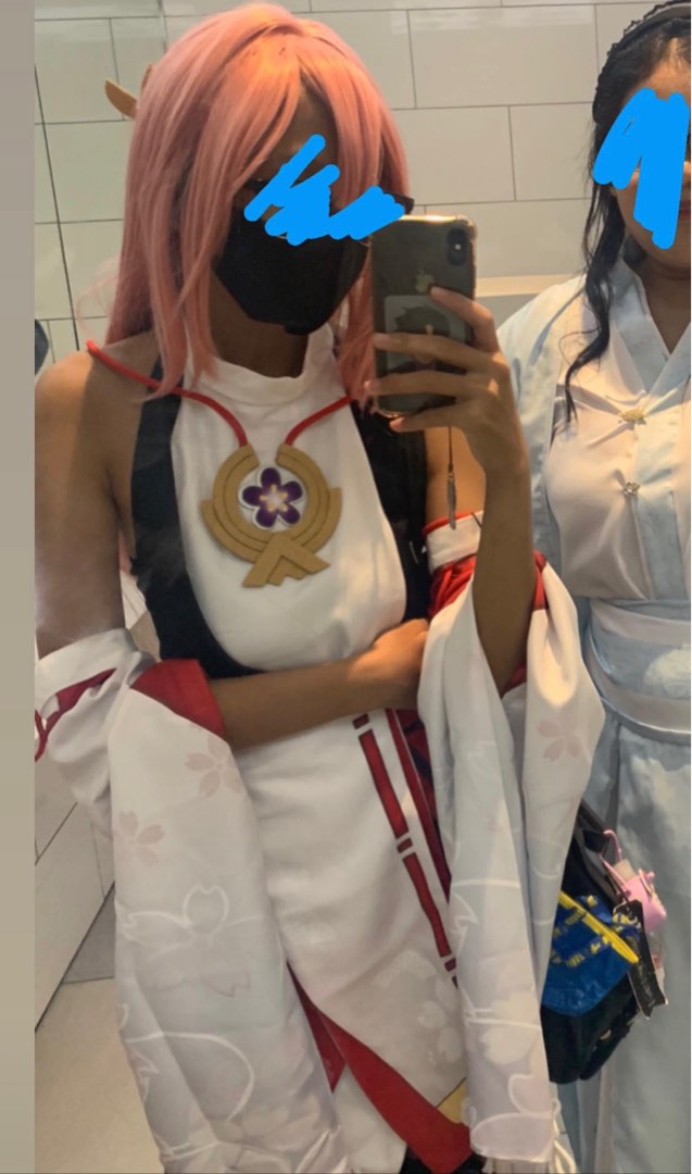 Yae Miko Cosplay Womens Fashion Dresses And Sets Dresses On Carousell