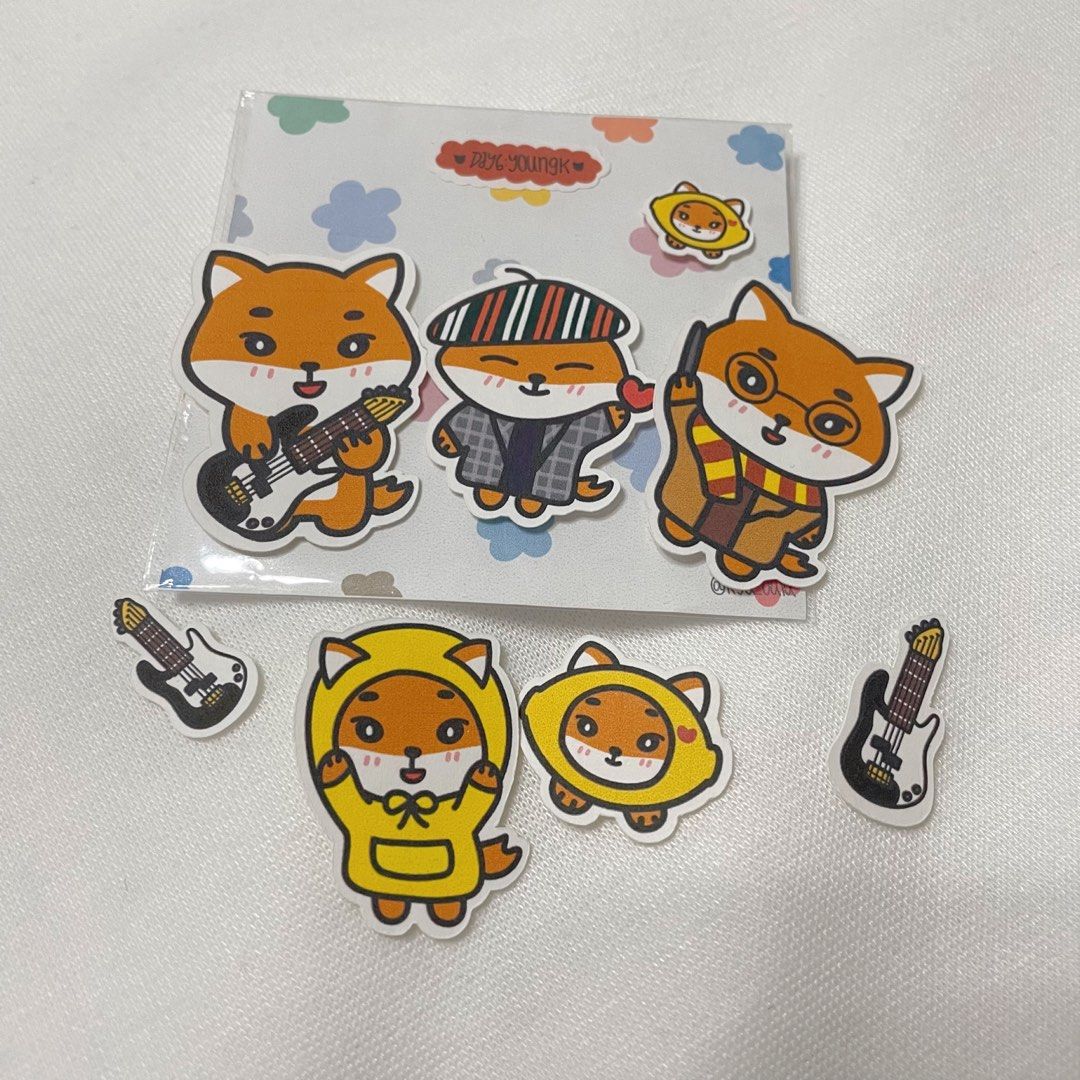youngk kke denimalz fanart stickers (day6), Hobbies & Toys, Memorabilia ...