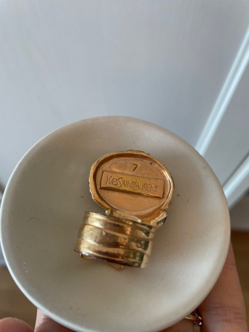 Yves Saint Laurent ring, Luxury, Accessories on Carousell