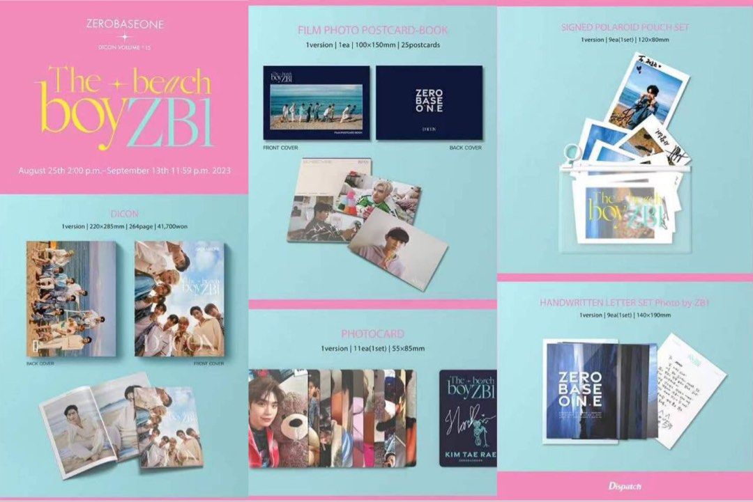 zb1 zerobaseone dicon magazine zhang hao matthew yujin, Hobbies & Toys ...