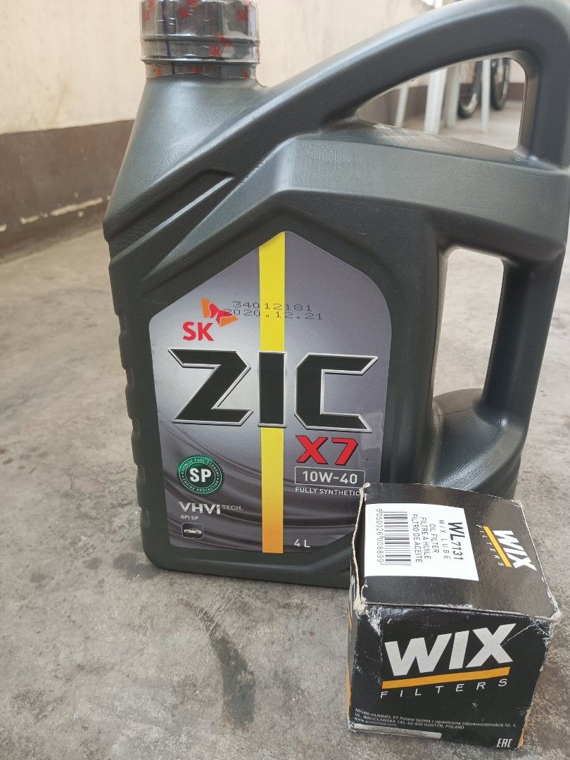 ZIC X7 Fully Synthetic 4L (GAS), Car Parts & Accessories, Maintenance Fluids and Filters on ...