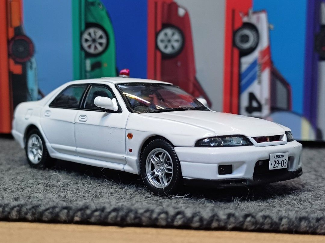 1/43 Kyosho Nissan Skyline GT-R R33 POLICE diecast 1:43, 興趣及遊戲, 玩具 & 遊戲 ...
