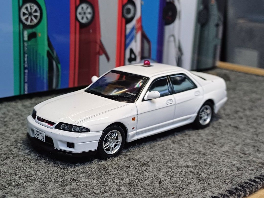 1/43 Kyosho Nissan Skyline GT-R R33 POLICE diecast 1:43, 興趣及遊戲, 玩具 & 遊戲 ...