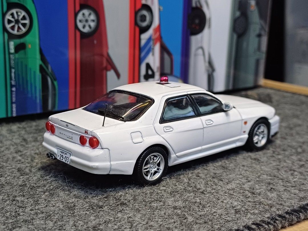 1/43 Kyosho Nissan Skyline GT-R R33 POLICE diecast 1:43, 興趣及遊戲, 玩具 & 遊戲 ...