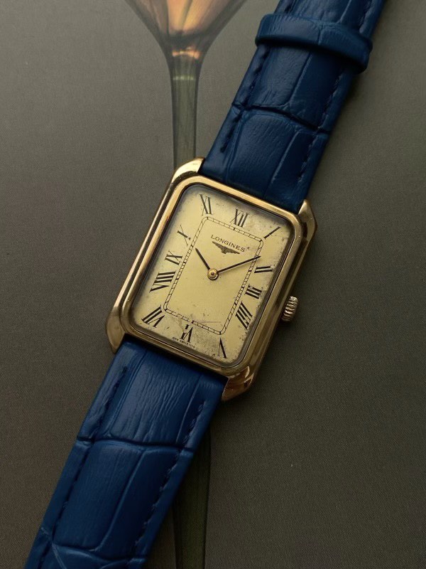 Longines ‘Stepped’ Tank, Men's Fashion, Watches & Accessories, Watches ...