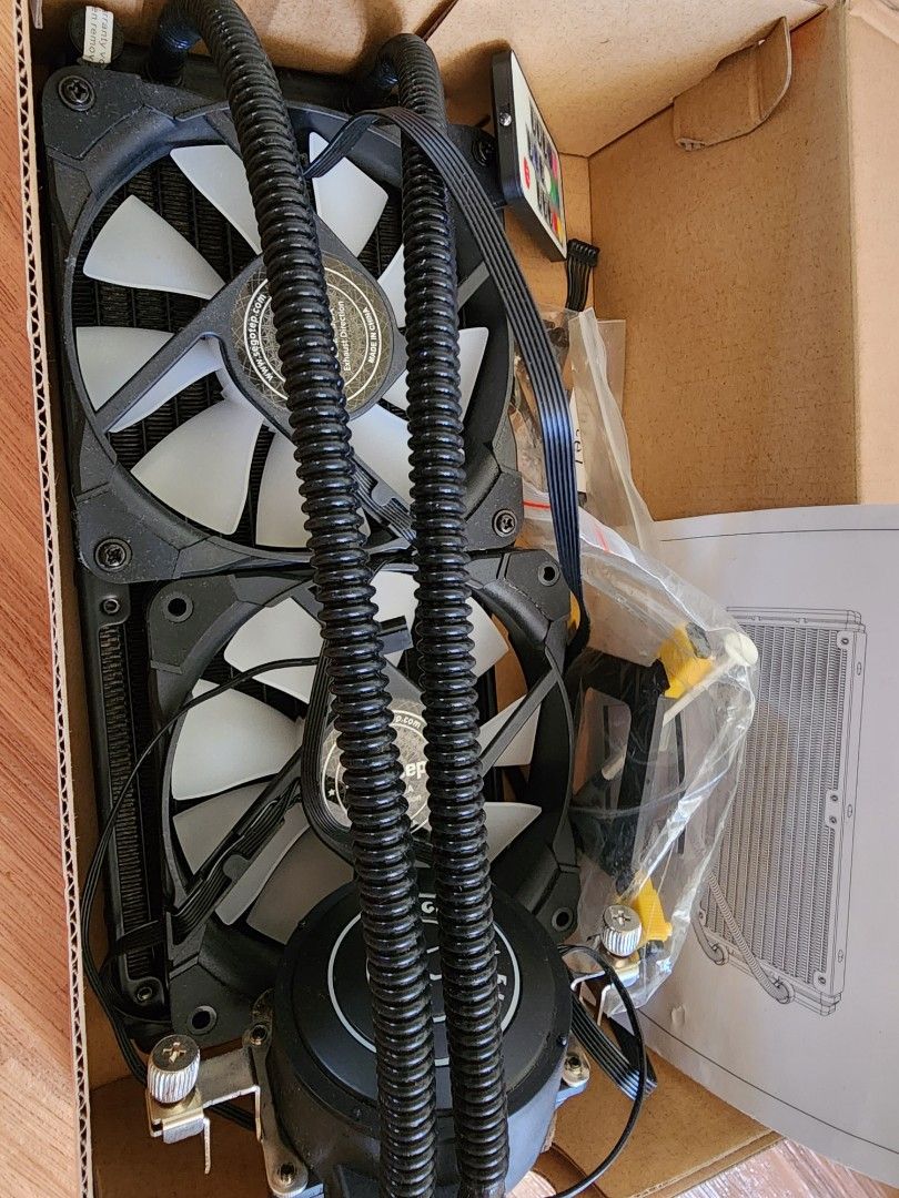 240mm AIO Cooler for AMD/Intel, Computers & Tech, Parts & Accessories ...