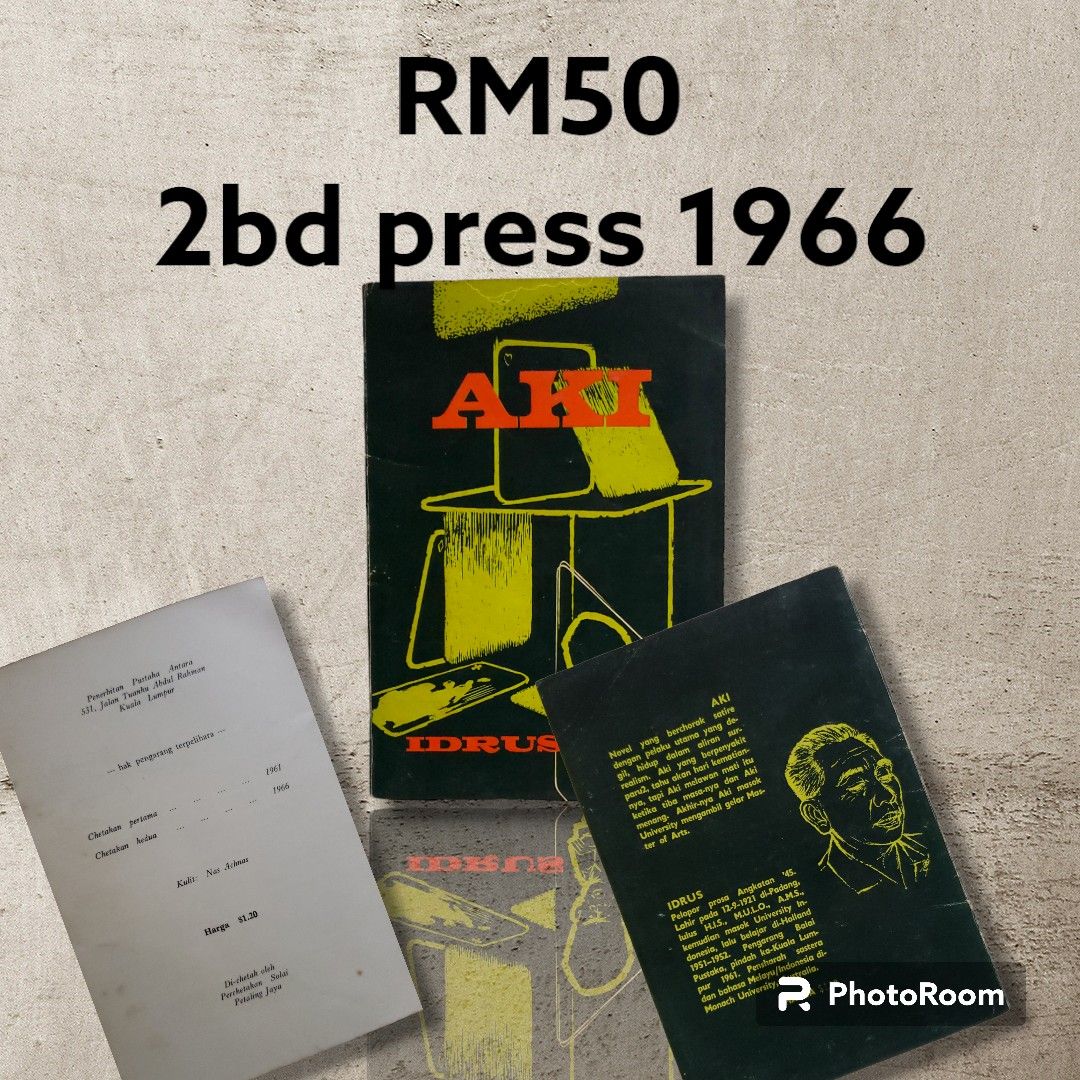 6 BUKU NOVEL - JALINAN / RENTONG / AKI / EMBUN MENITIK / dr mahathir ...
