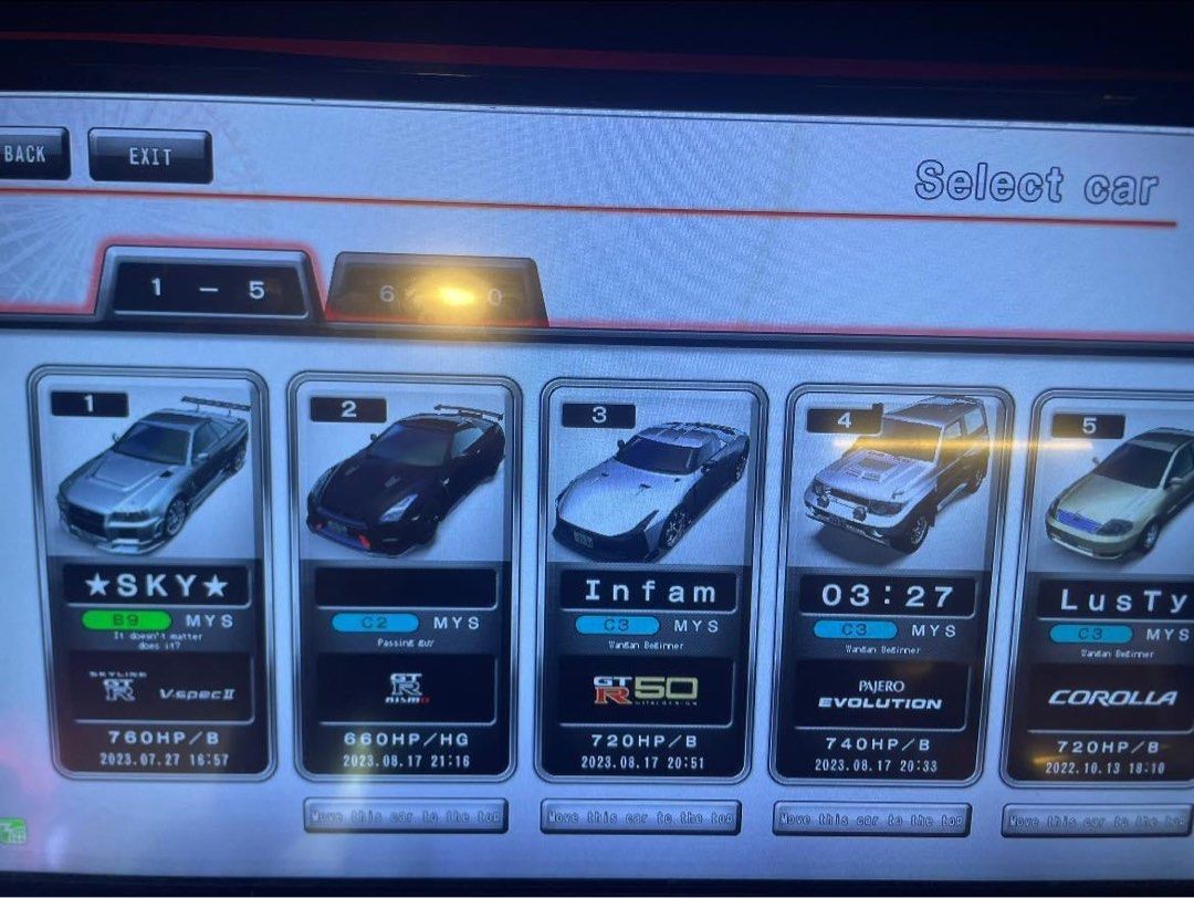 7 Grade Pro AE86 R32 Evo 9 R34 RX7 wmmt wmmt6rr wangan banapassport ...