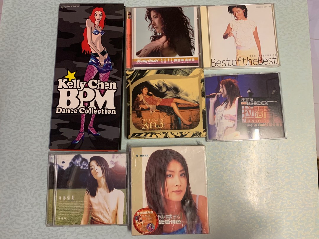 香港女歌手女歌星陳慧琳 Kelly Chen CD, 興趣及遊戲, 音樂、樂器 & 配件, 音樂與媒體 - CD 及 DVD - Carousell