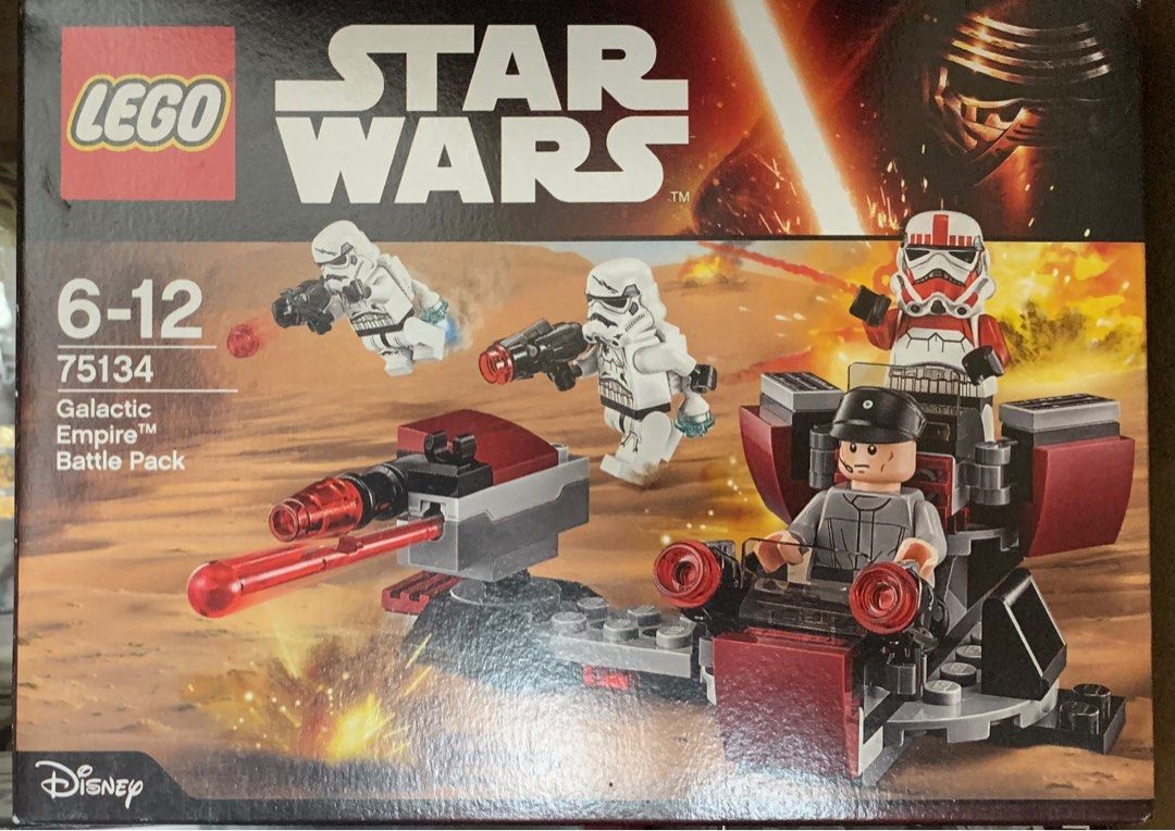 全新未拆 LEGO Star Wars 75134 Galactic Empire Battle Pack, 興趣及遊戲, 玩具 & 遊戲類 ...