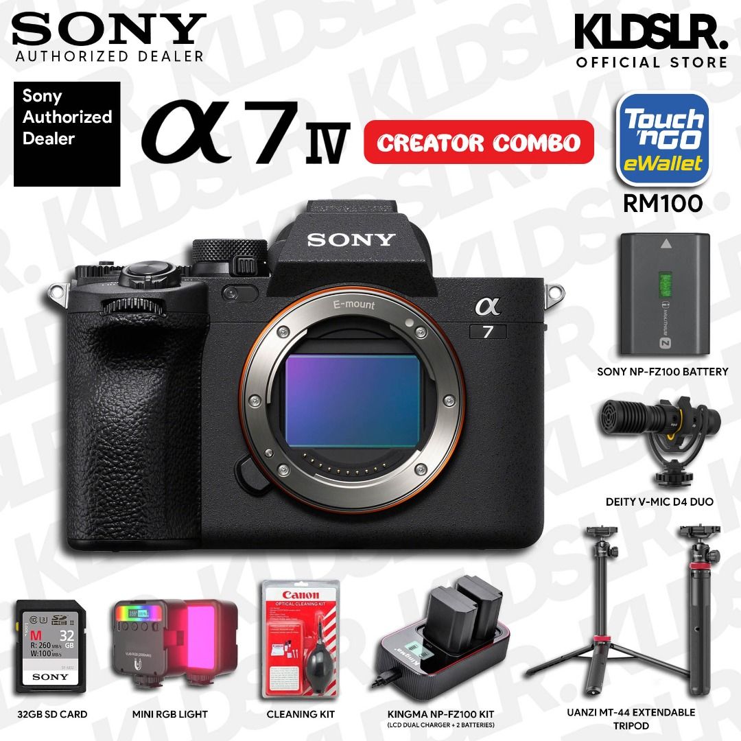 (Price Before Rm200 TNG) SONY A7IV MIRRORLESS CAMERA (BODY) Sony A74 ...