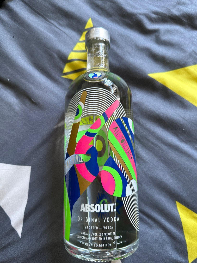 Absolut Vodka Limited Edition Traveller’s Exclusive, Food & Drinks ...