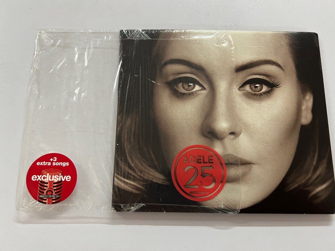 Adele 25 (Target) BOX + BOOKLET ONLY , NO CD, Hobbies & Toys, Music & Media, CDs & DVDs on Carousell