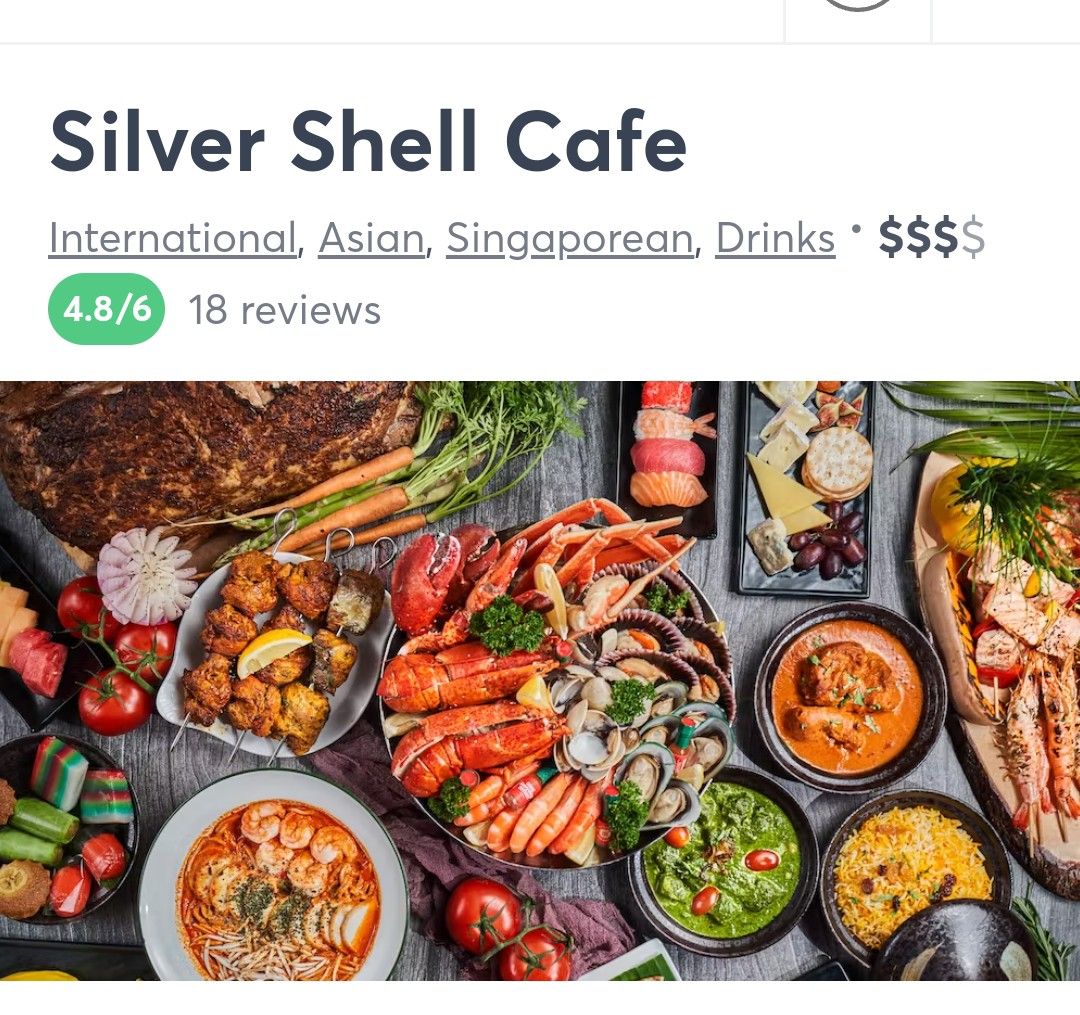 Adult Dinner Buffet at Silver Shell Cafe Shangri-La Rasa Sentosa ...