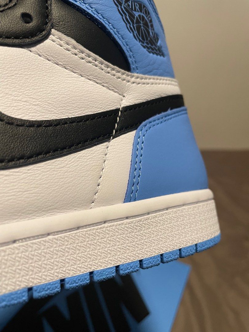 Air Jordan 1 UNC Toe, Men's Fashion, Footwear, Sneakers on Carousell
