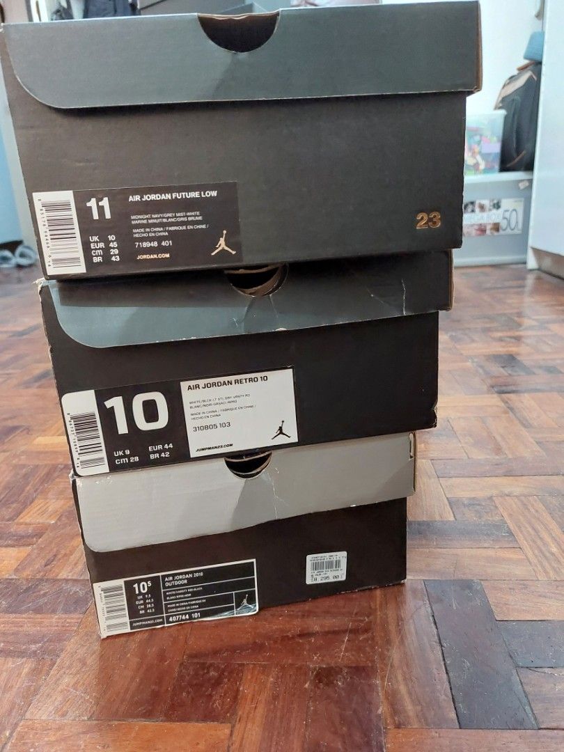 Air Jordan Assorted Boxes on Carousell