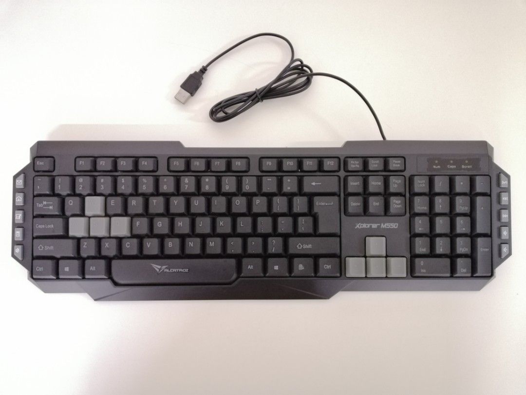 Alcatroz Gaming Keyboard Xplorer M550, Computers & Tech, Parts ...