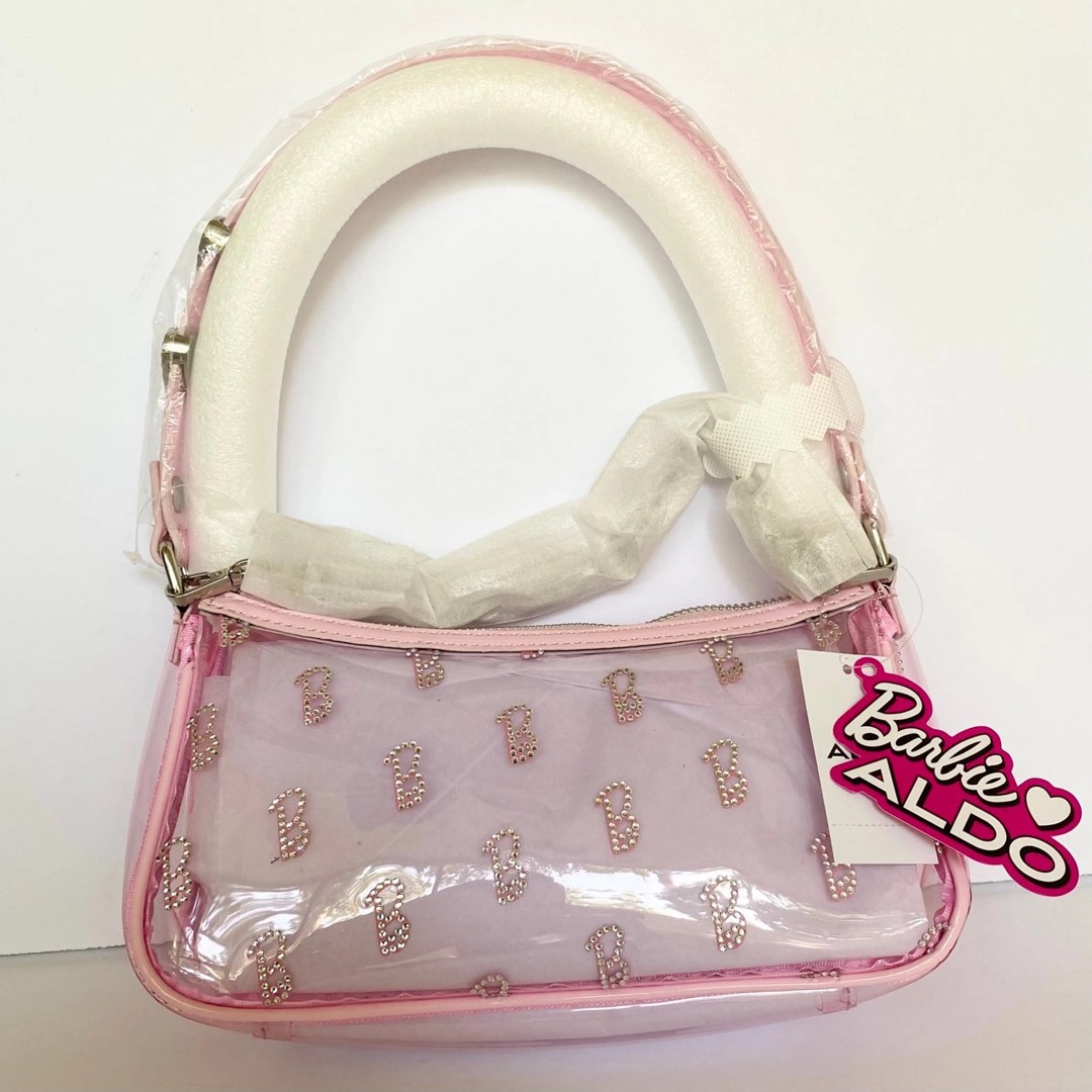 Aldo Barbie Transparent Light Pink Bag (No Chain) #septsale, Women's ...