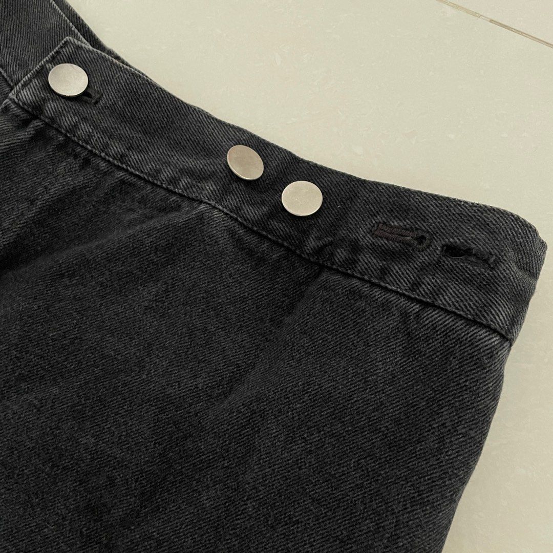 Amomento adjustable denim, Women's Fashion, Bottoms, Jeans & Leggings ...