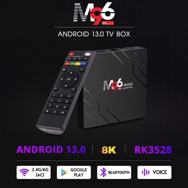 Android 13 Smart TV Box M96-Mini | 4GB RAM AND 32GB STORAGE, TV & Home ...