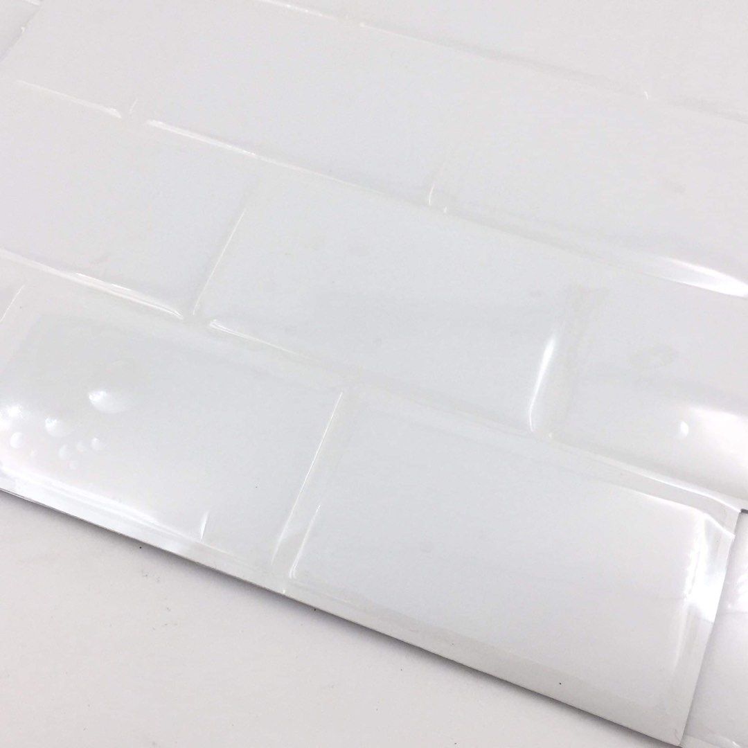 ANKO 5-Self Adhesive 3D Tiles - Subway White on Carousell