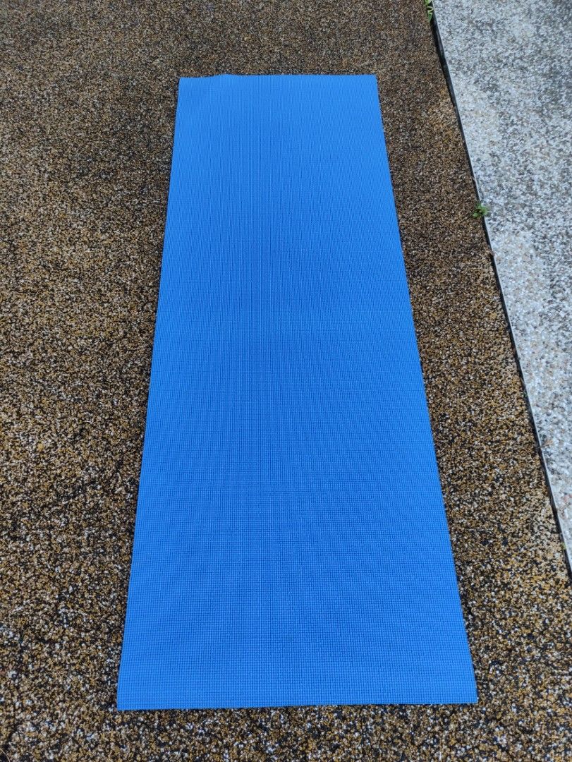 Anti Slip Exercise Mat(Blue), Sports Equipment, Exercise & Fitness ...
