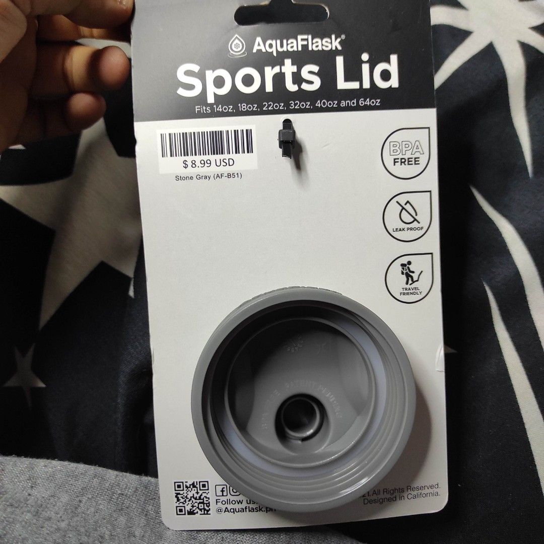 AquaFlask Sports Lid V2 STONE GRAY on Carousell