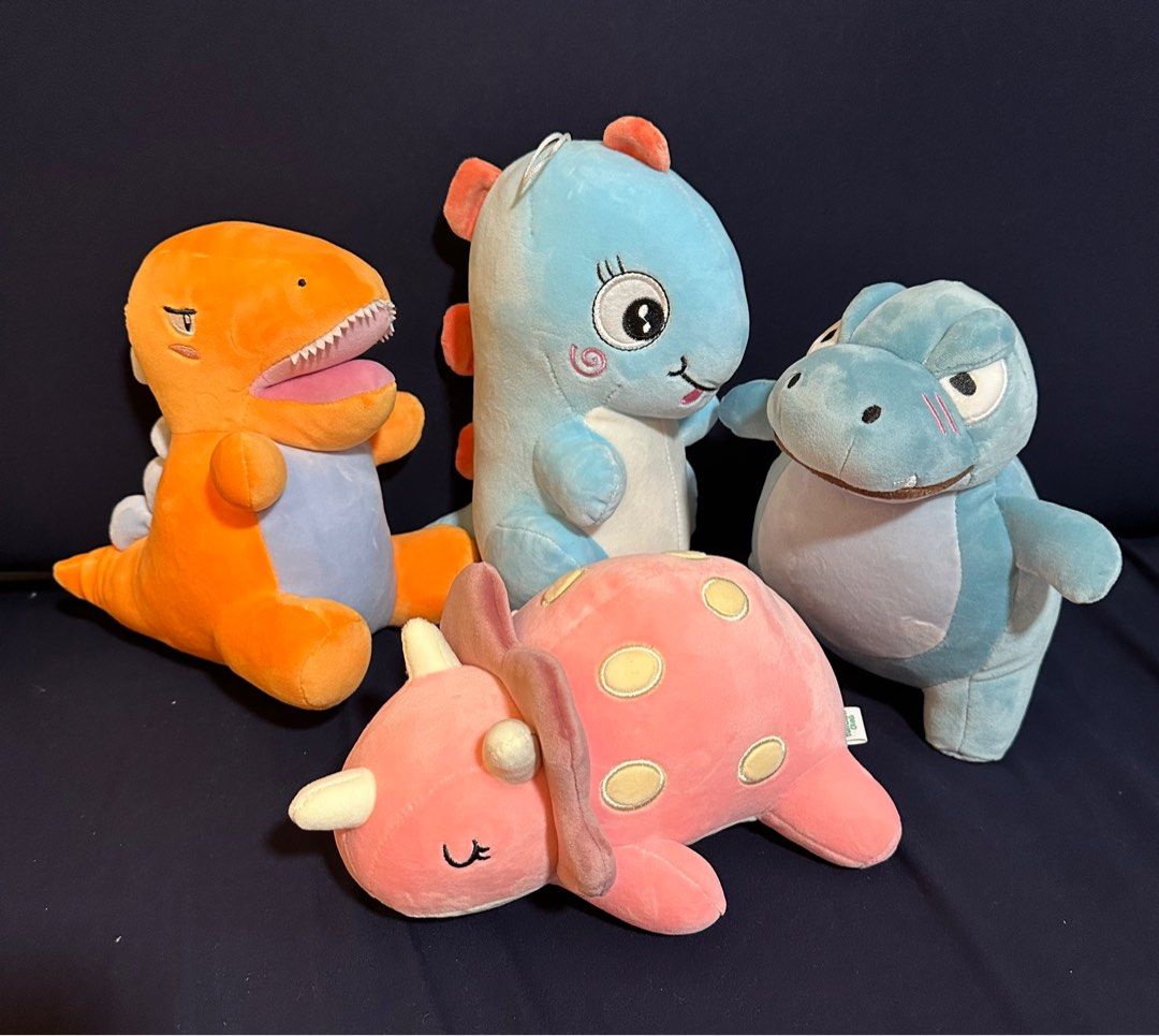 Assorted Dinosaurs Plush, Hobbies & Toys, Toys & Games on Carousell