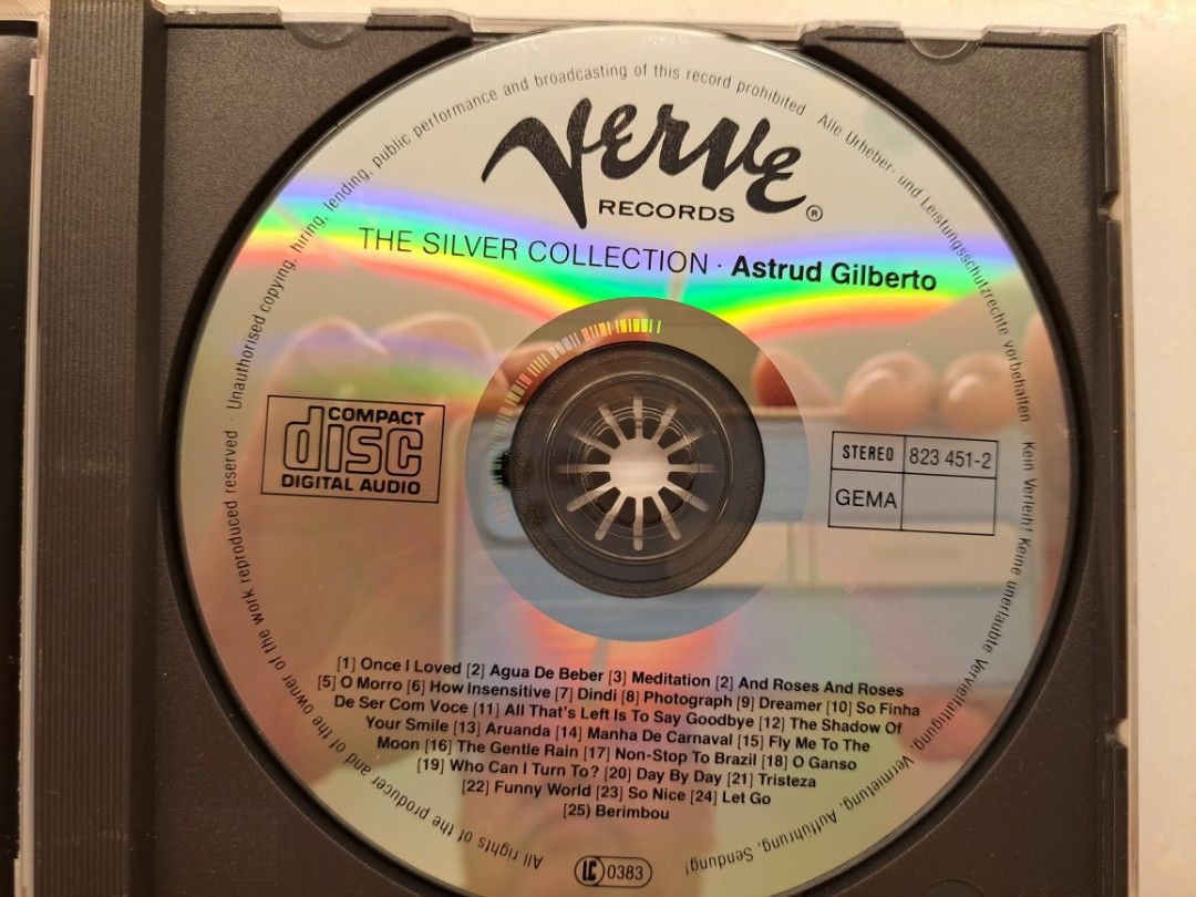 Astrud Gilberto album - The Silver Collection. Verve Records. Made in ...