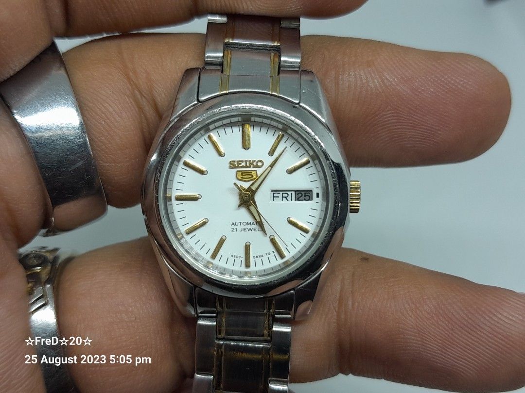 Authentic Seiko 5 4206-5560 Automatic Japan Watch, Women's Fashion ...