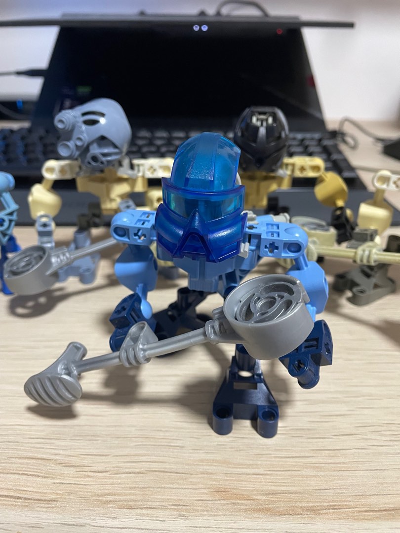 Lego 8583 8586 8582 8585 8581 Bionicle Matoran of Mata Nui, Hobbies ...