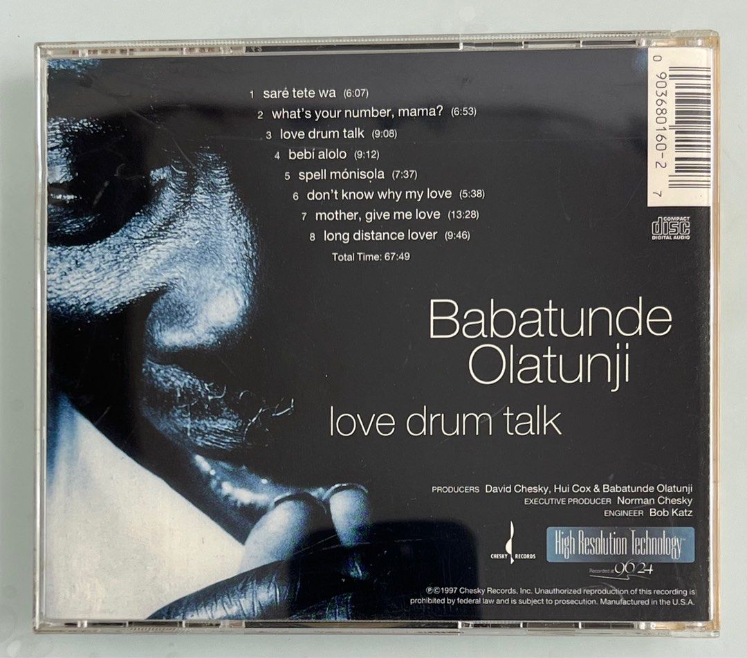 Babatude Olatunji - Love Drum Talk, Computers & Tech, Parts ...