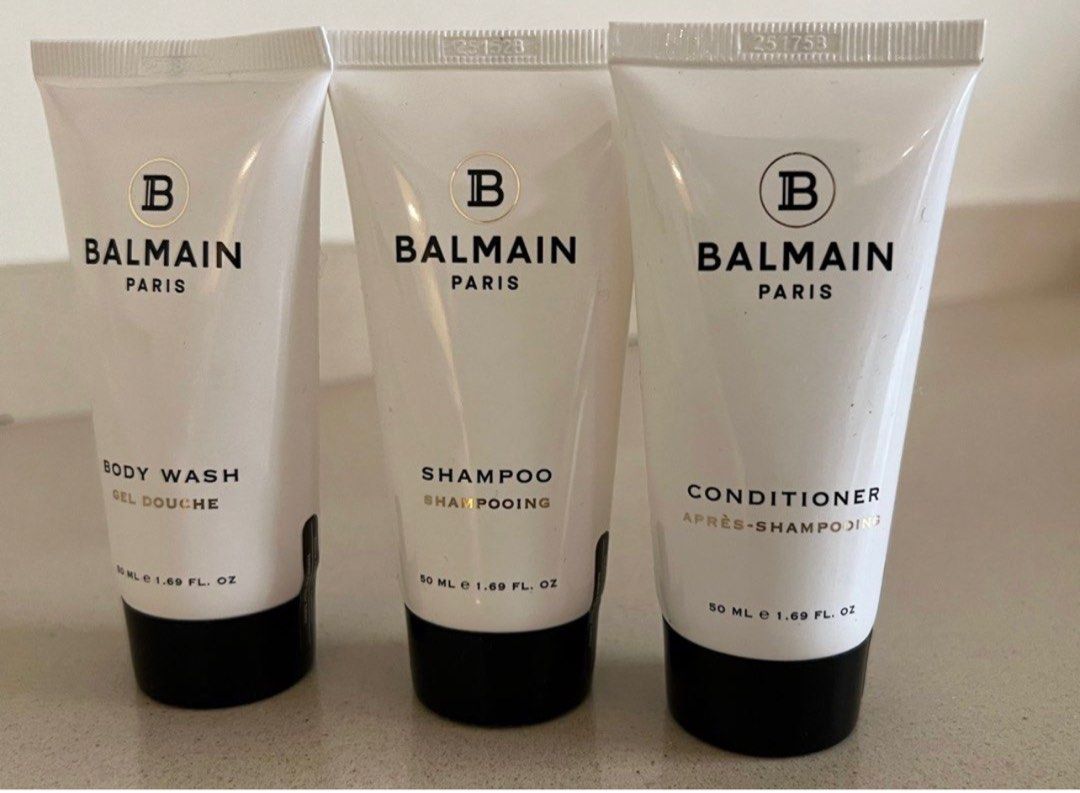 Balmain Paris Toiletries Set 50ml edition (Set of 3 pieces), Beauty ...