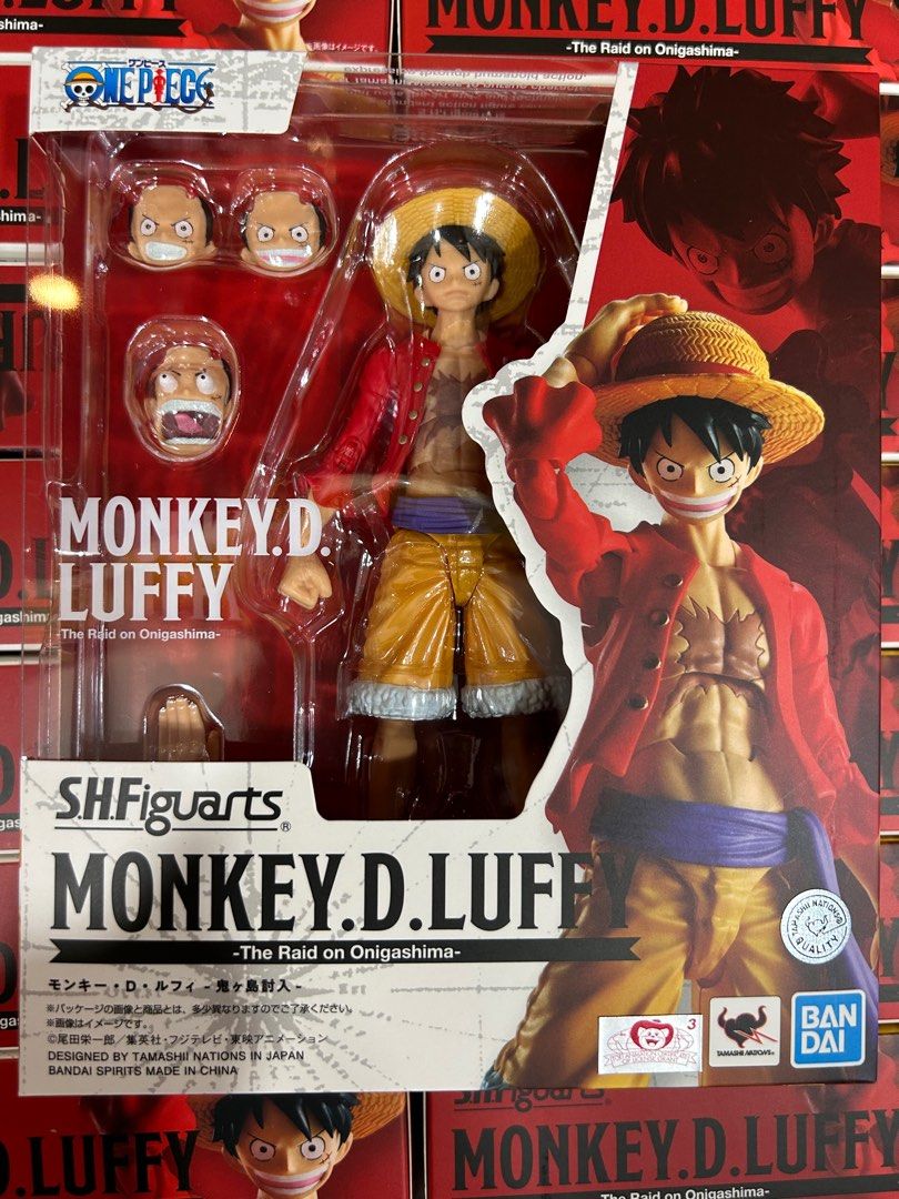 Bandai SHF s.h.figuarts One Piece Monkey . D . Luffy Action Figure ...