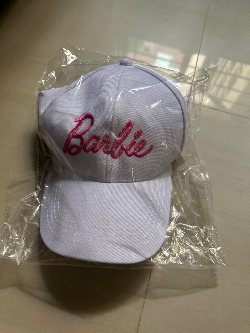 Barbie cap, Women's Fashion, Watches & Accessories, Hats & Beanies on ...