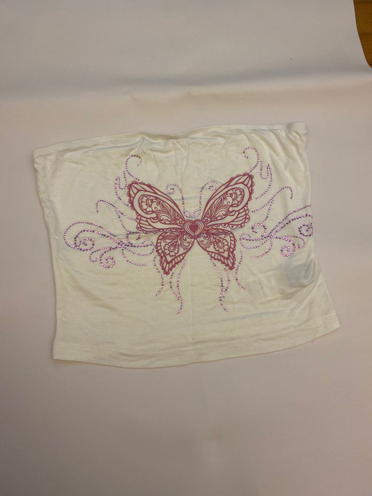 Barbie tube top, Women's Fashion, Tops, Blouses on Carousell