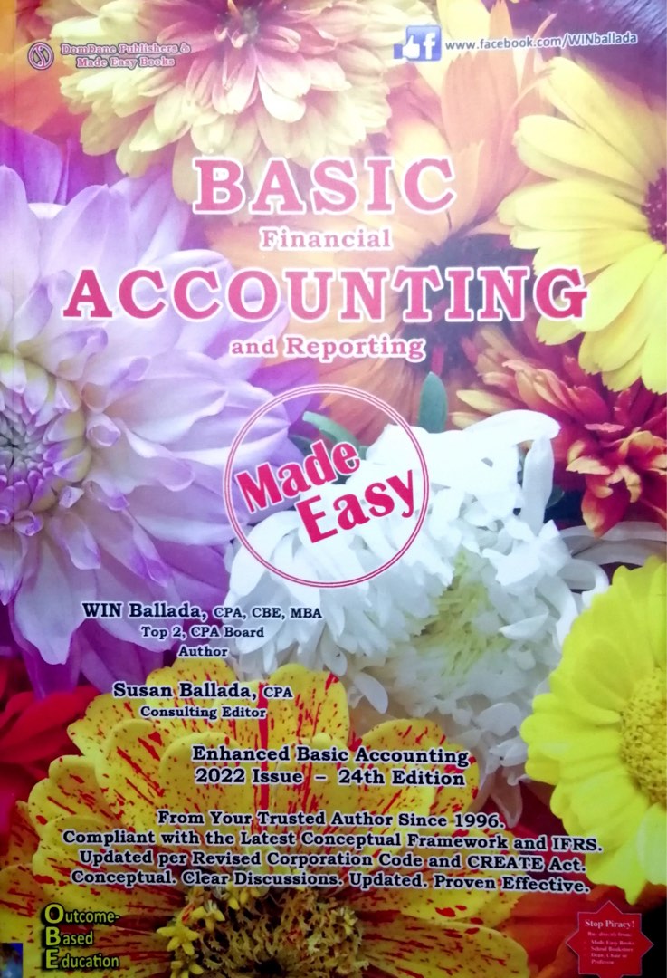 Basic Financial Accounting and Reporting by Win Ballada - 24th Edition ...