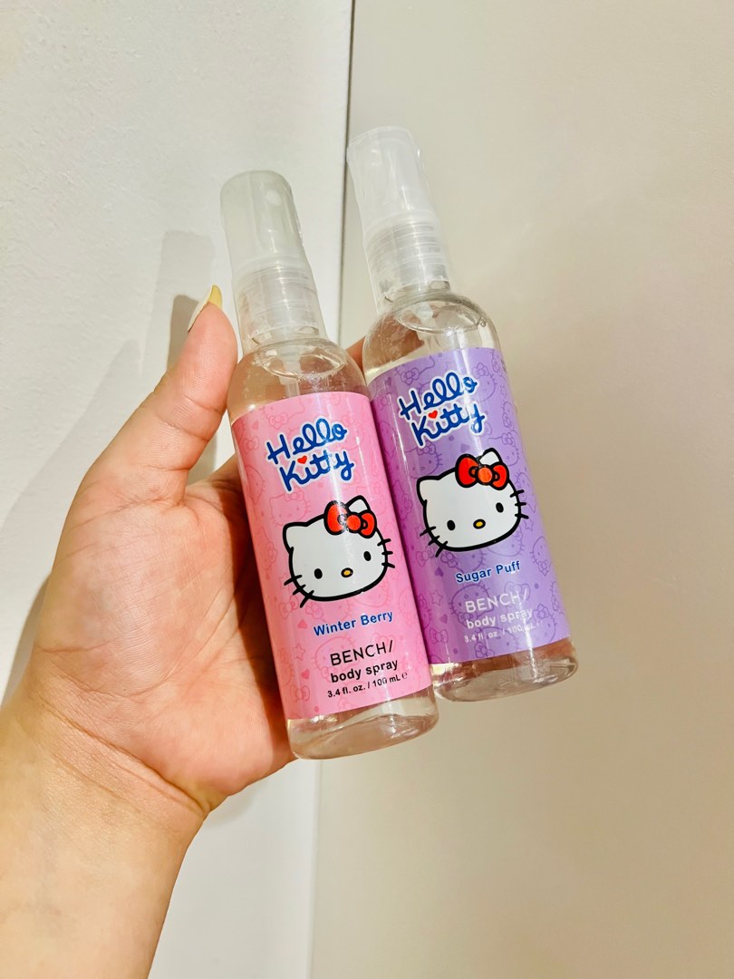 BENCH x HELLO KITTY BODY SPRAY (BUNDLE) on Carousell