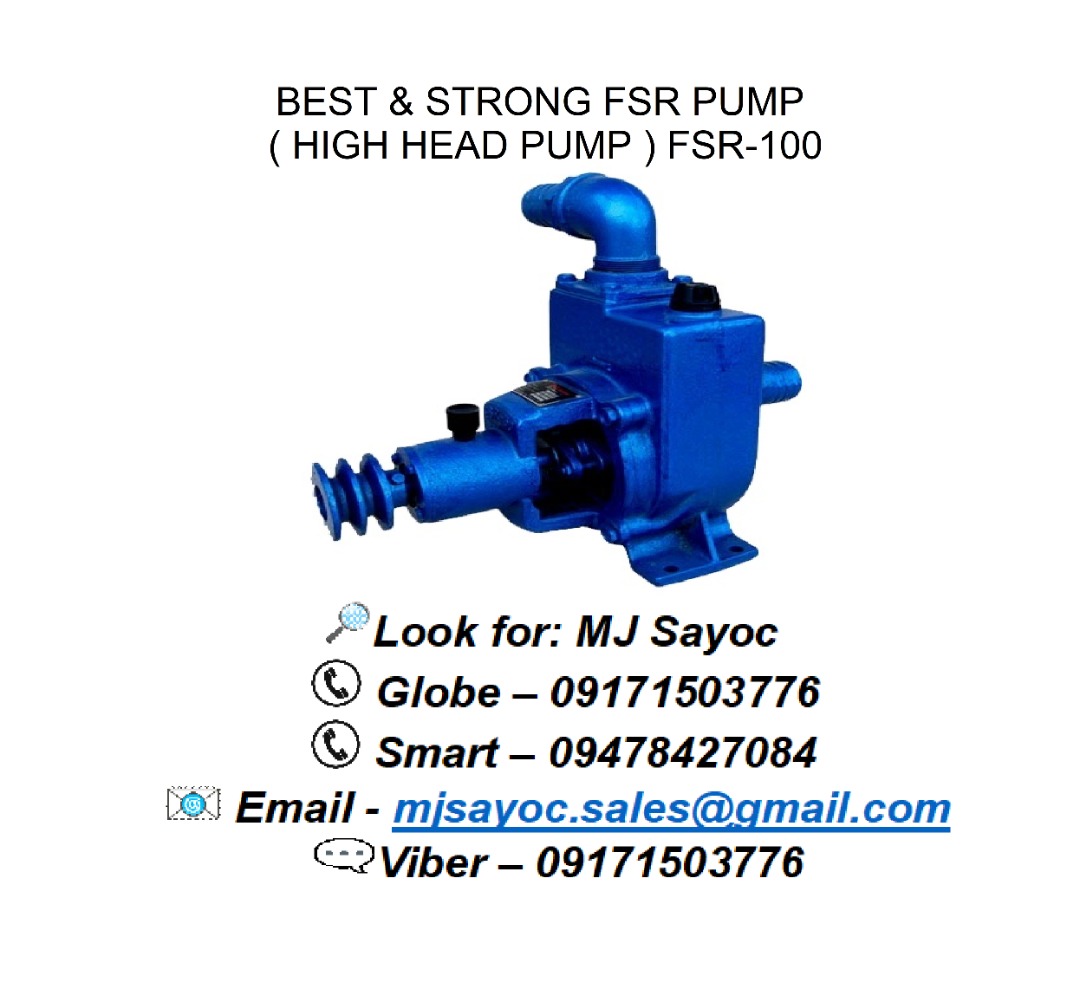 BEST & STRONG FSR PUMP ( HIGH HEAD PUMP ) FSR-100 on Carousell