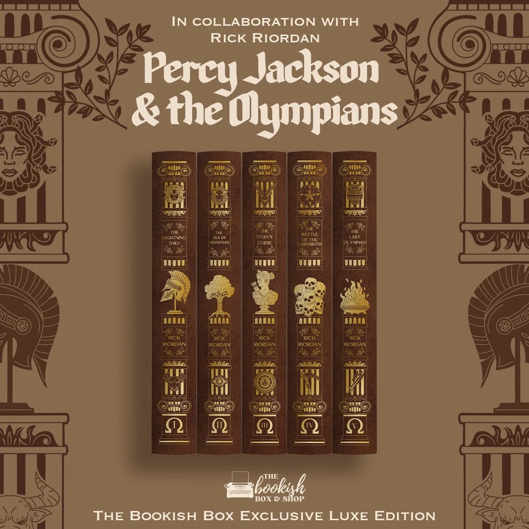 Bookish Box Percy Jackson series, Hobbies & Toys, Books & Magazines ...