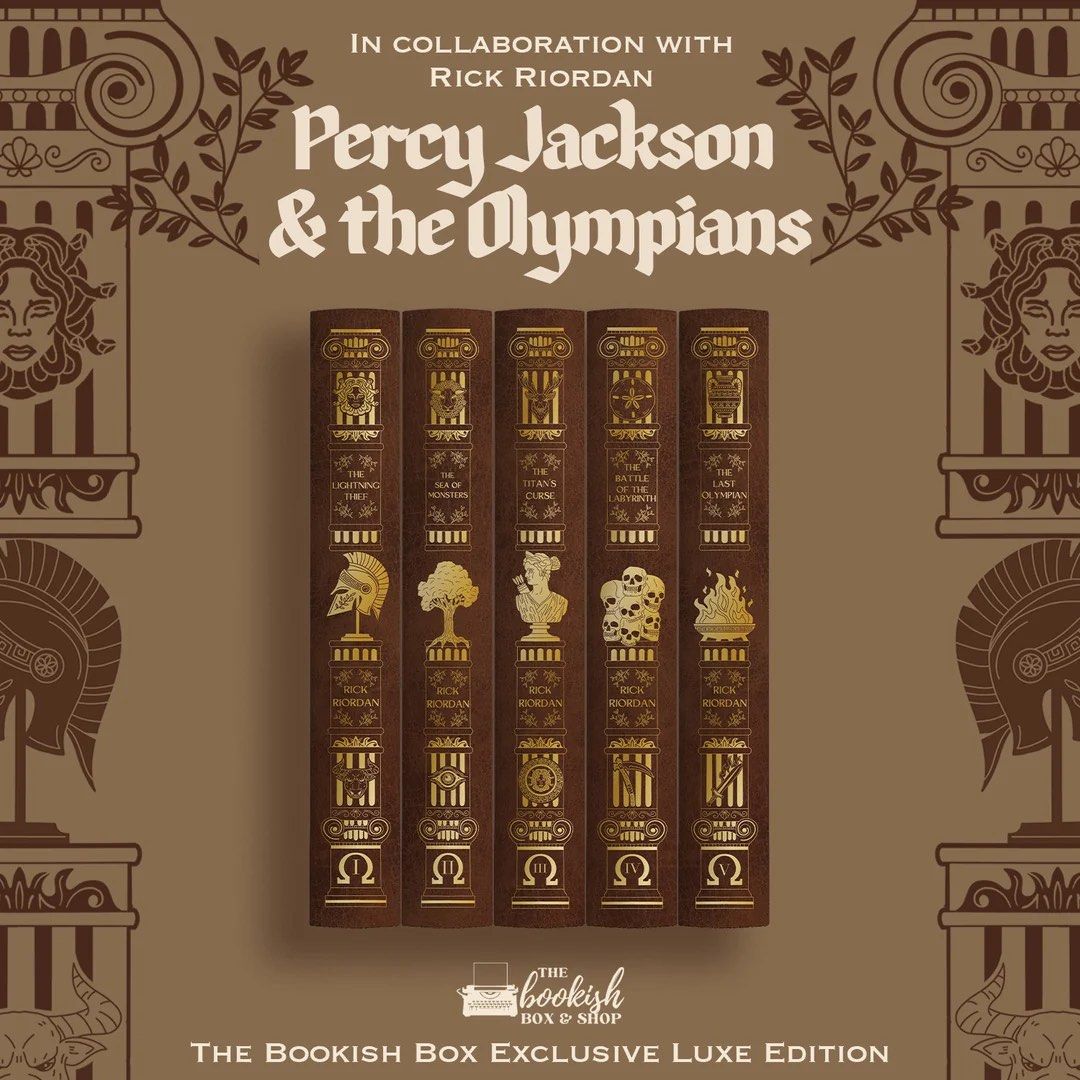 Bookish Box Percy Jackson series, Hobbies & Toys, Books & Magazines ...