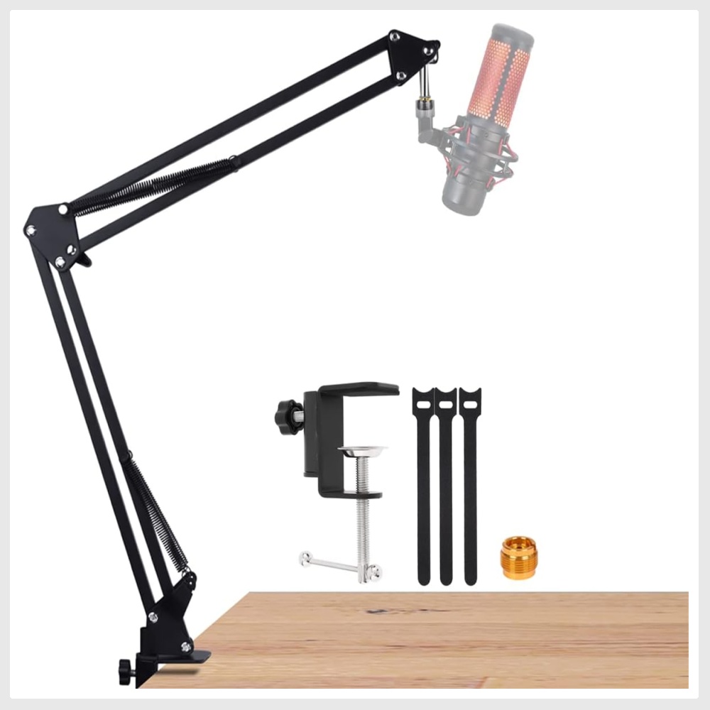 Boom Arm for Hyperx quad cast, Mic Desk Stand Compatible with Hyperx ...