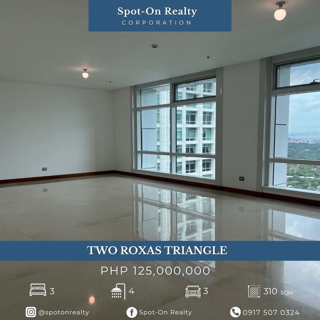 BRAND NEW HIGH END UNIT IN TWO ROXAS TRIANGLE FOR SALE, Property, For ...