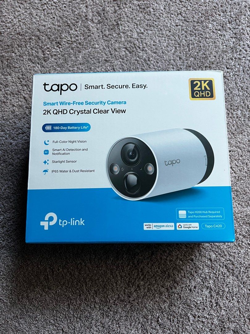 *BRAND NEW* Tapo Smart Wireless Security Camera, Furniture & Home ...