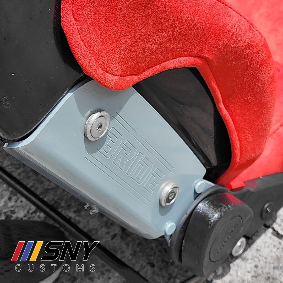 Bride Vorga Racing Seats Red with Hard plastic back carbon fiber also ...