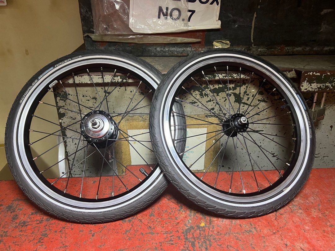 Brompton original wheelset with SRF3 Hub, Sports Equipment, Bicycles ...