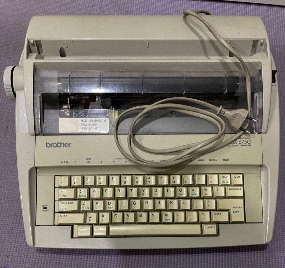 Brother electric typewriter, Computers & Tech, Office & Business ...
