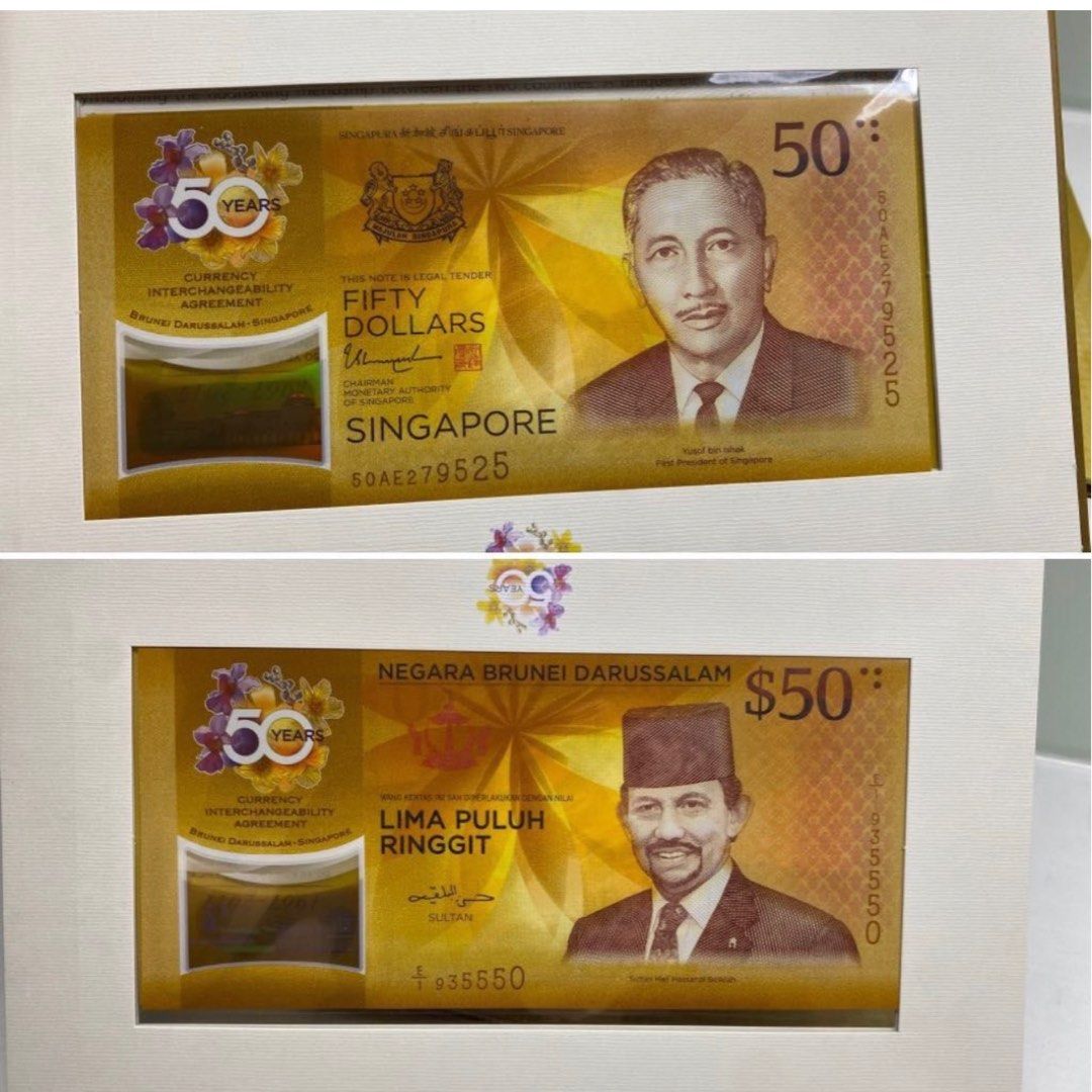 Brunei Darussalam - Singapore commemorative notes, Hobbies & Toys ...
