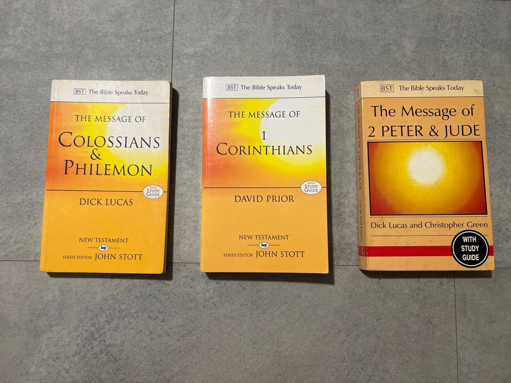 BST Bible commentary books with study guide, Hobbies & Toys, Books ...