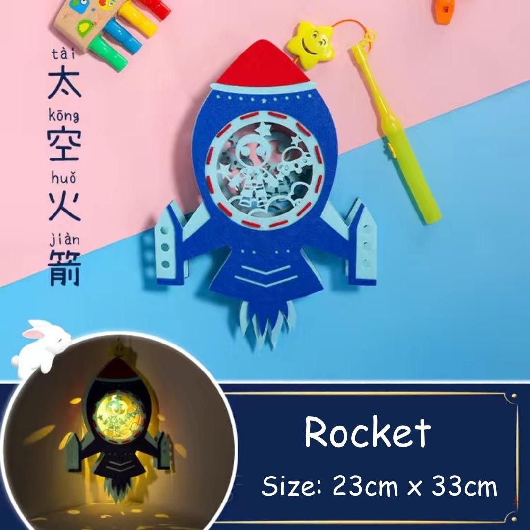 Cartoon Lantern Toy With Lighting & Music / Tanglung 卡通灯笼, Hobbies ...